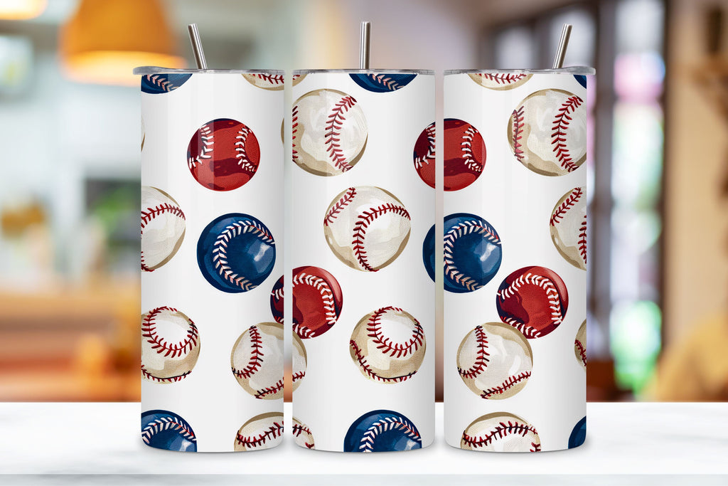 20oz BaseBall Mama Tumbler Wrap, Baseball Tumbler PNG, Baseball 20oz ...