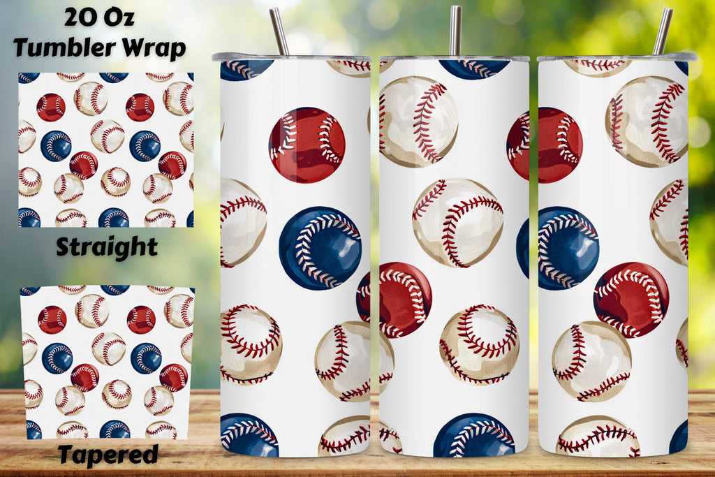 20oz BaseBall Mama Tumbler Wrap, Baseball Tumbler PNG, Baseball 20oz ...