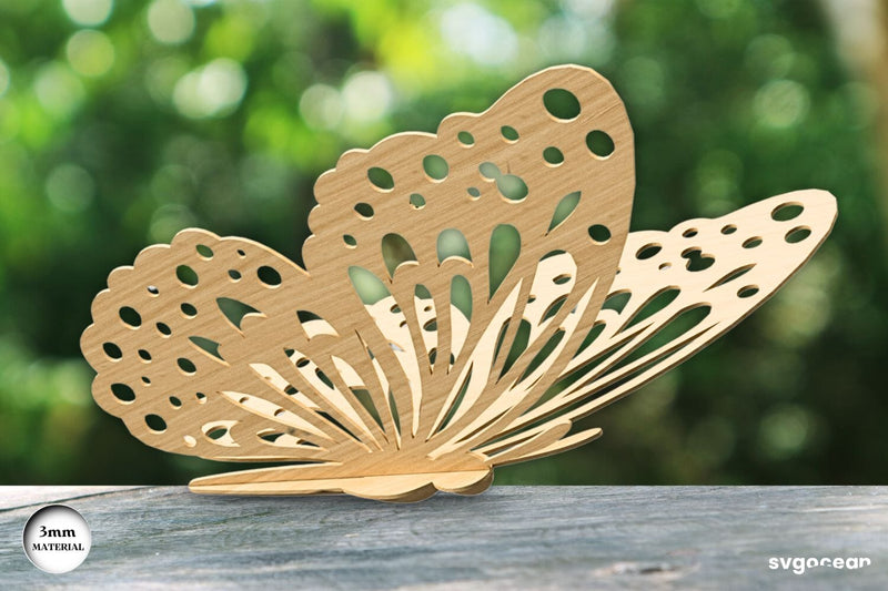 3D Butterflies Laser Cut Bundle - So Fontsy