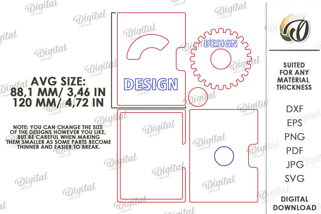 3D Easter Card Laser Cut. Easter Greeting Card SVG - So Fontsy