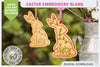 3D Easter Ornament Laser Cut. Embroidery Blanks SVG - So Fontsy