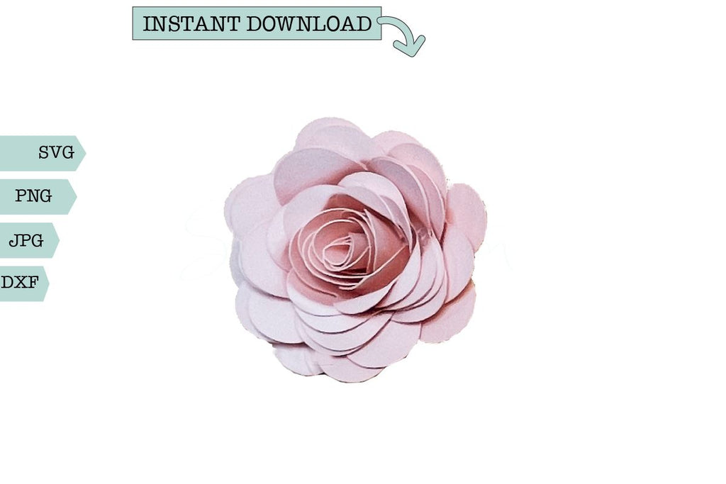 3d Flower SVG-Three Flowers - So Fontsy