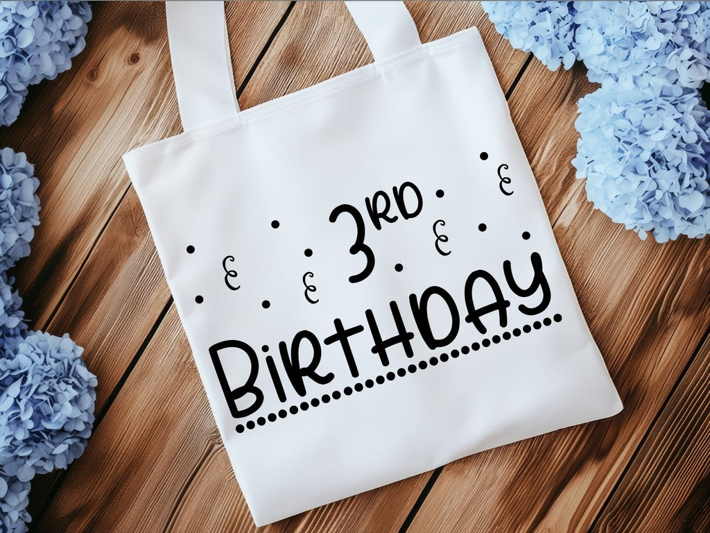 3rd Birthday SVG - So Fontsy