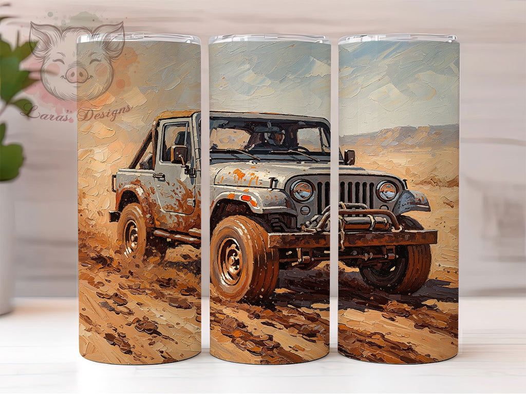 4x4 Off-Road Trail Adventure Tumbler, Trail Rider Cup, Off Road Design ...