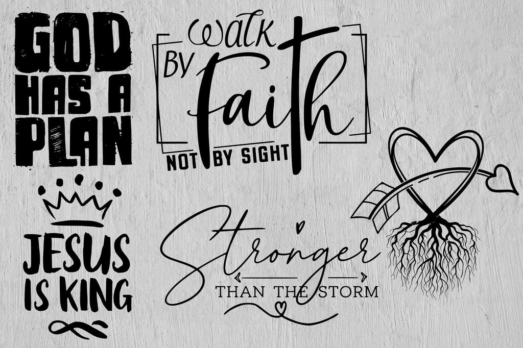 54 Jesus SVG Design Bundle , Religious Svg, Christian Svg, Jesus Svg ...