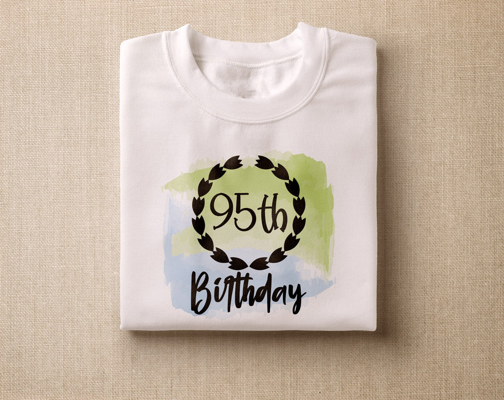 95th Birthday Sublimation Designs Bundle, 6 95th Birthday PNG Files, 95 ...