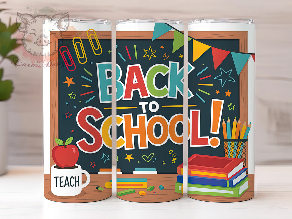 Teacher Life Back to School Tumbler, Back To School Wrap, 20oz Teacher ...