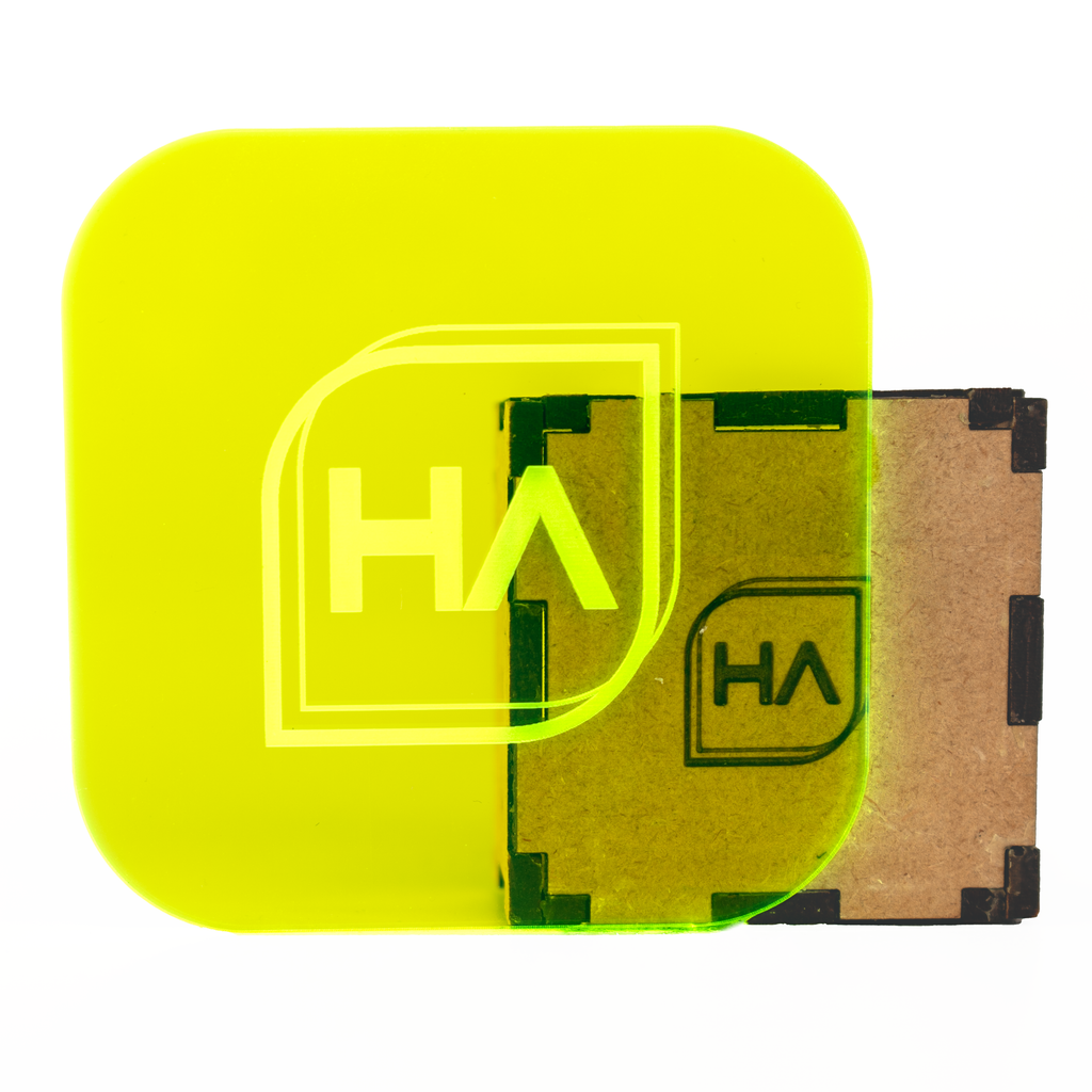1/8in Fluorescent Green Cast Acrylic Sheet - So Fontsy