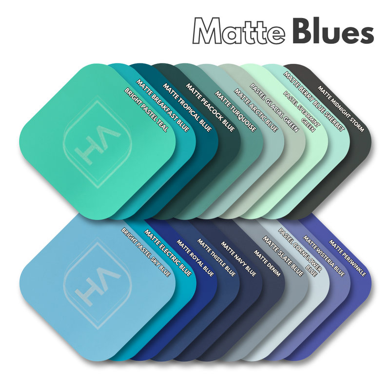 1/8 Matte Slate Blue Cast Acrylic Sheet - So Fontsy