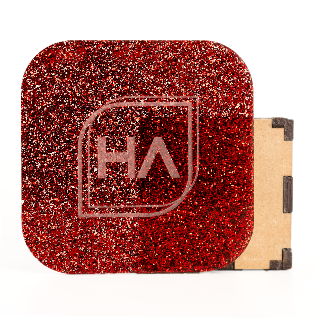 1/8" Red Glitter Cast Acrylic Sheet - So Fontsy