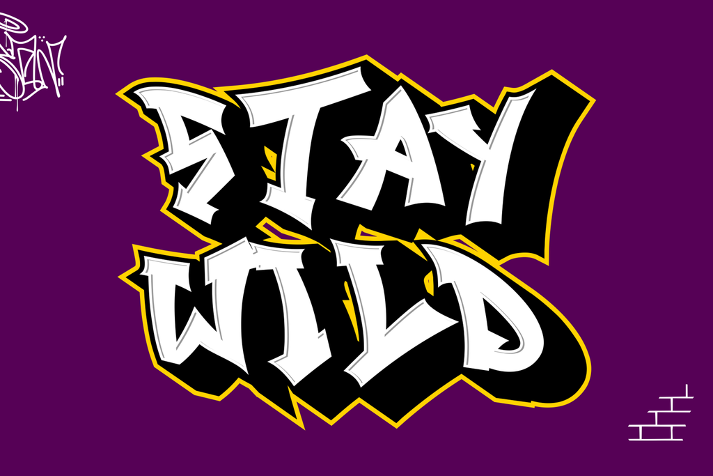 Track Junk - A Sharp Layered Graffiti Style font - So Fontsy