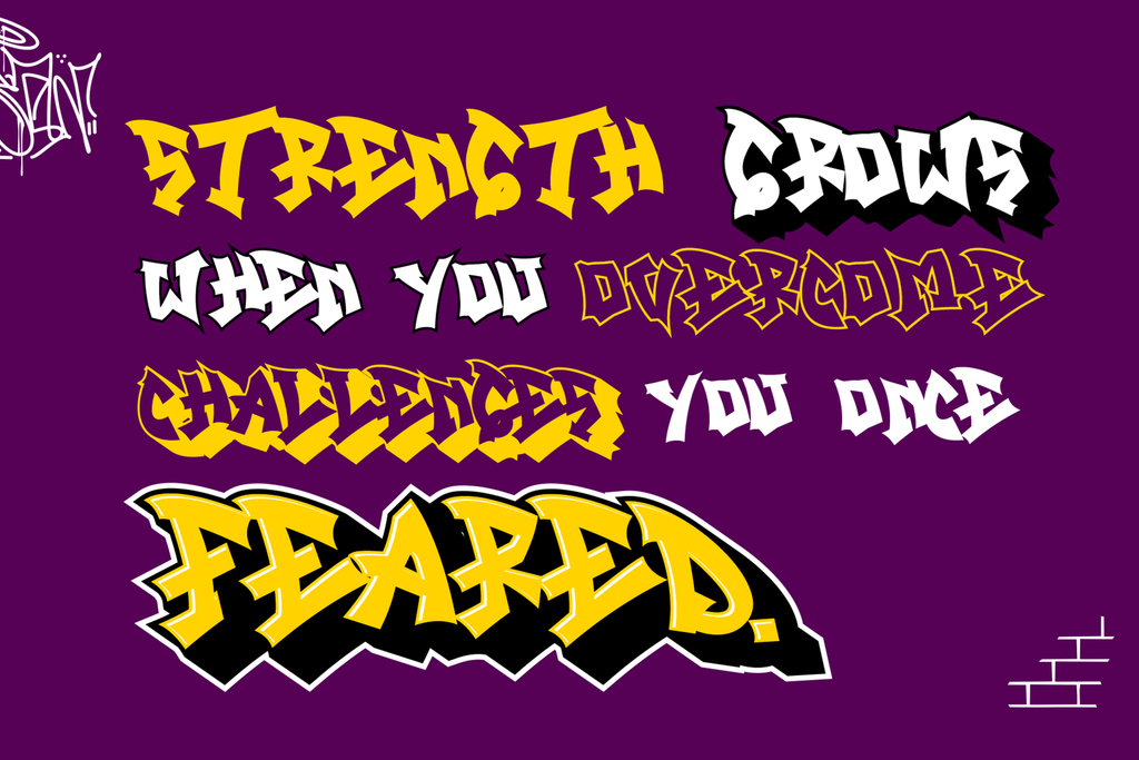 Track Junk - A Sharp Layered Graffiti Style font - So Fontsy