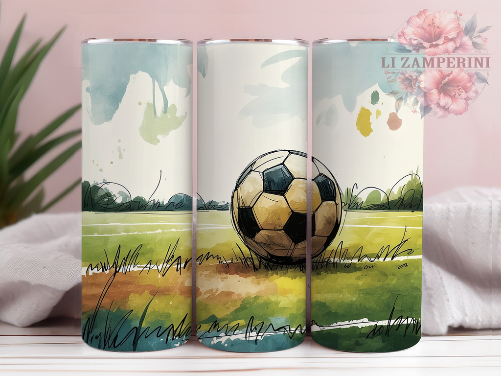 Retro Soccer Ball Tumbler Wrap, Vintage Soccer Ball PNG, Soccer Wrap ...