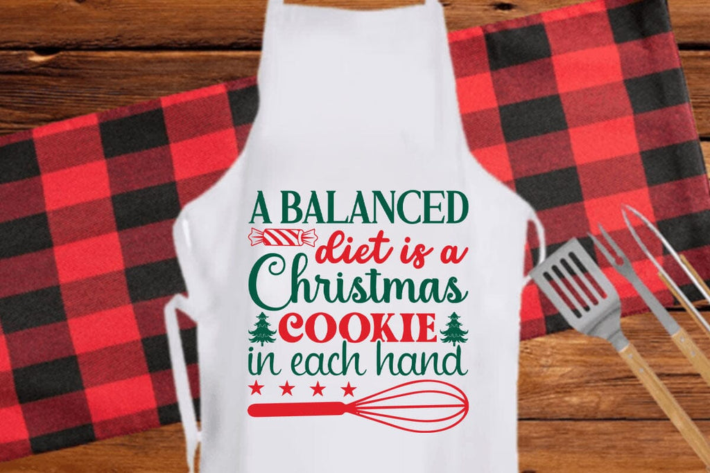 A balanced diet is a christmas cookie in each hand - So Fontsy
