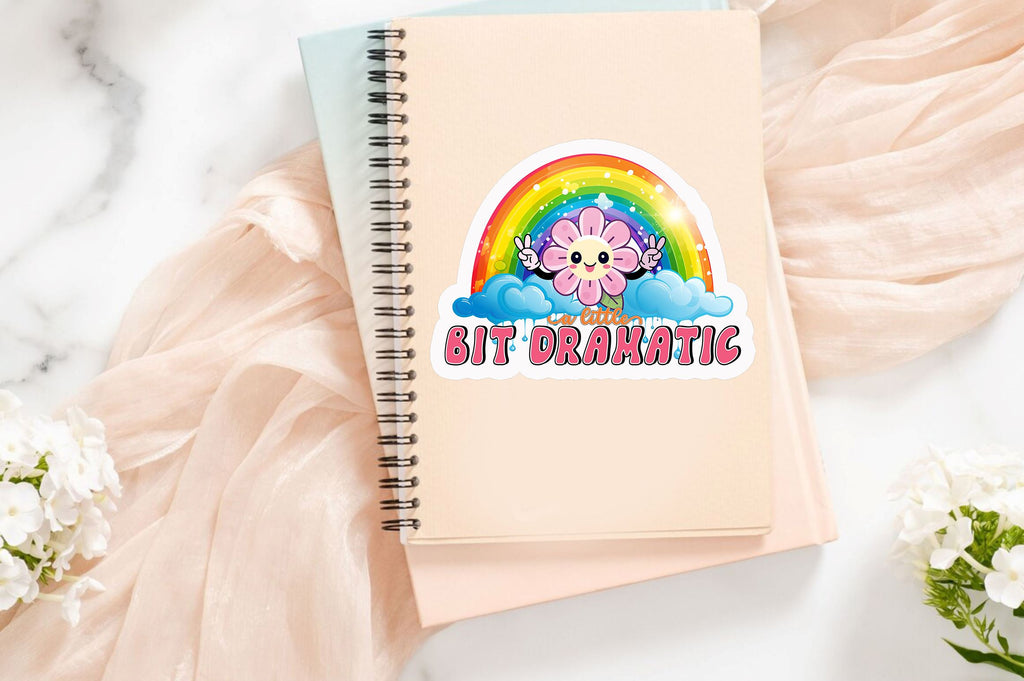 A little bit dramatic Sticker Design - So Fontsy