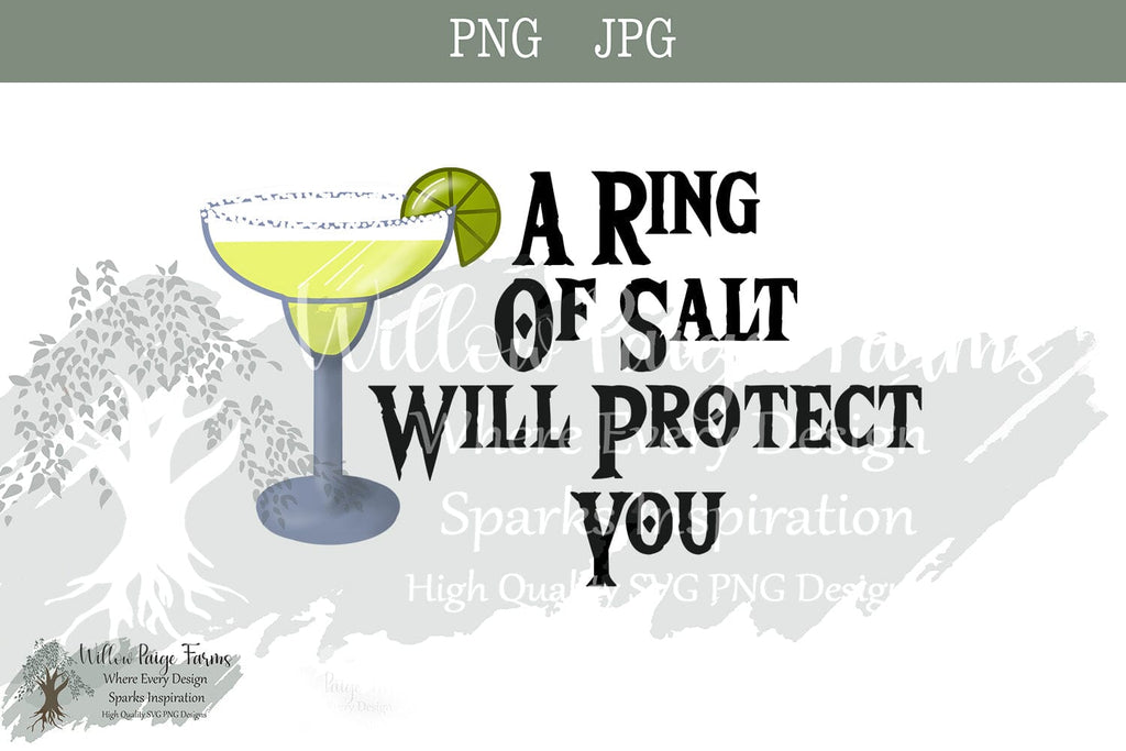 A Ring of Salt Will Protect You - Digital Design PNG JPG | Dark Humor ...
