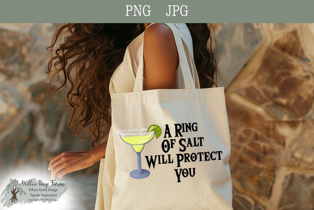 A Ring of Salt Will Protect You - Digital Design PNG JPG | Dark Humor ...