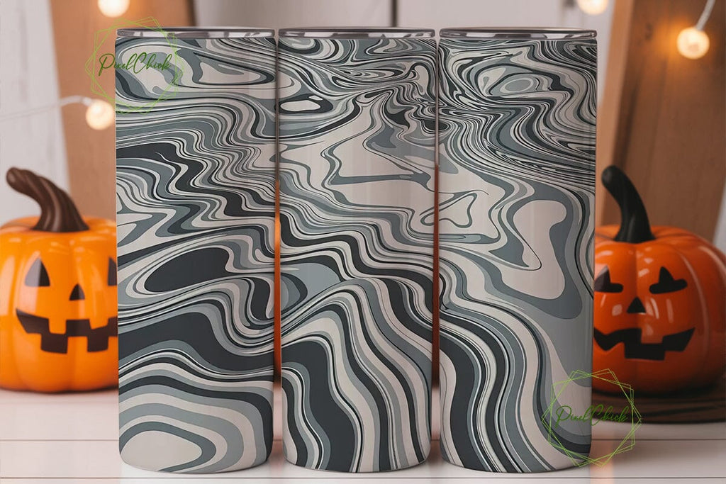 Abstract 3D Marble Tumbler Wrap - So Fontsy