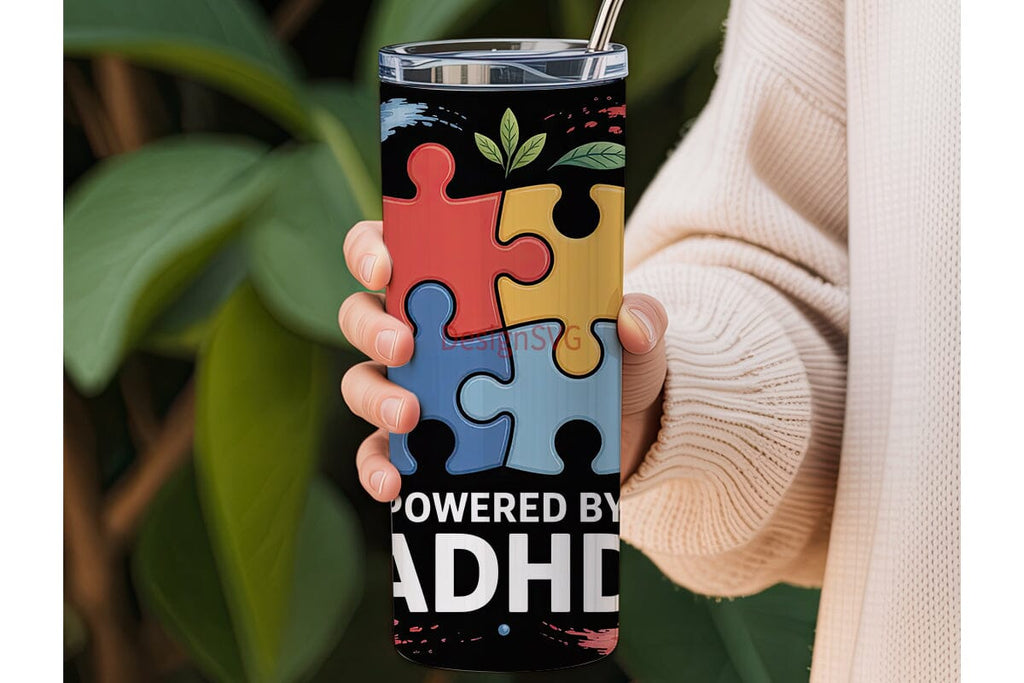 ADHD Awareness Tumbler Wrap - So Fontsy