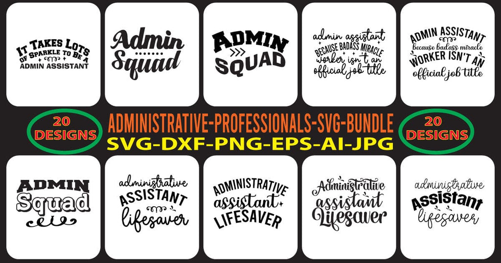 ADMINISTRATIVE-PROFESSIONALS-SVG-BUNDLE - So Fontsy