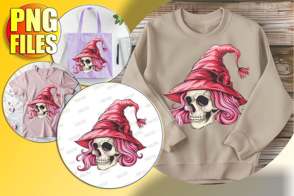 Adorable Fall Skull Design with Bow for Sublimation - So Fontsy