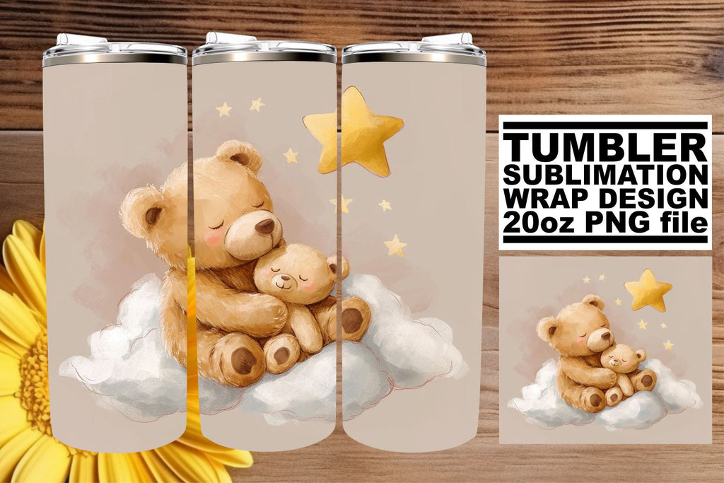 Adorable Sublimation Tumbler - Watercolor Babies - So Fontsy