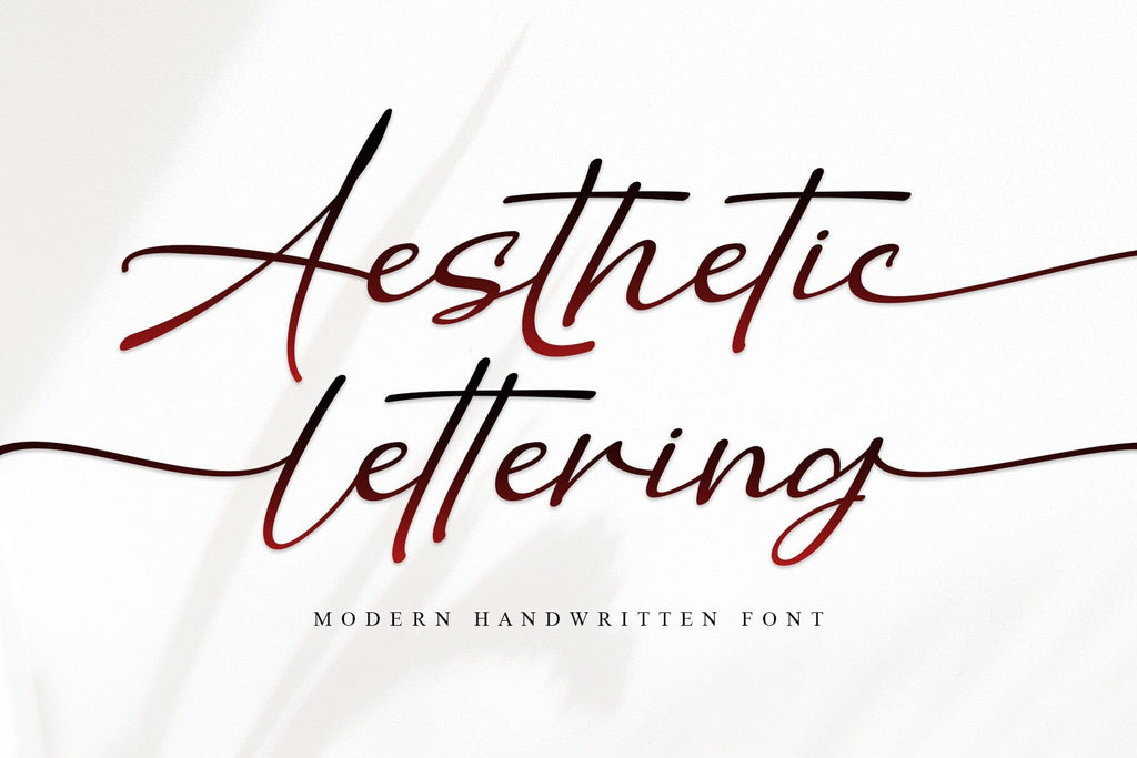 Aesthetic Lettering - So Fontsy