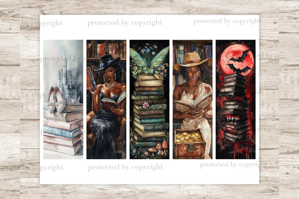 African American Bookmarks | Reading Printable - So Fontsy