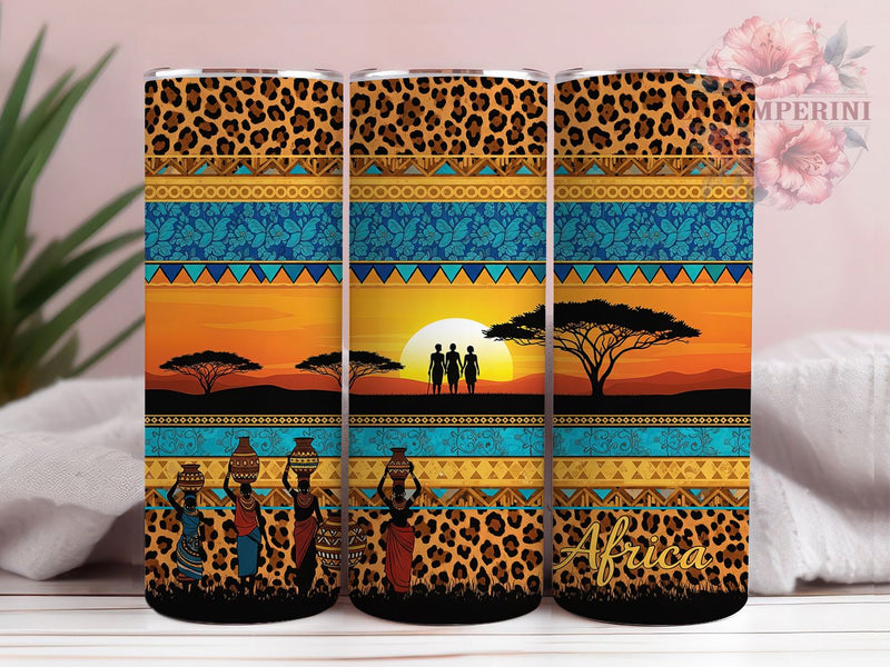 African Map Motherland Tumbler, Africa Sublimation PNG, 20oz Tumbler ...