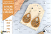 African Wooden Earrings Laser Cut. African Earrings SVG - So Fontsy