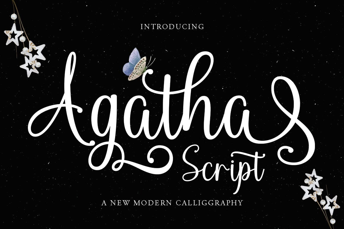 Agatha Script - So Fontsy
