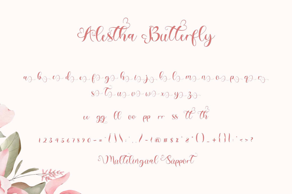 Alestha Butterfly - So Fontsy
