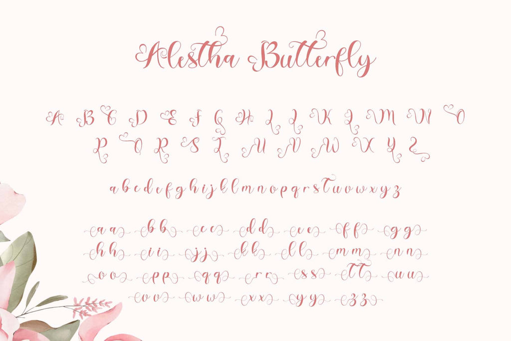 Alestha Butterfly - So Fontsy
