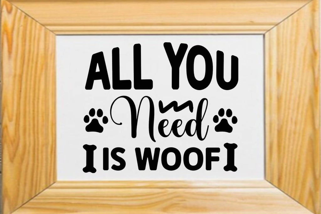 All you need is woof - So Fontsy