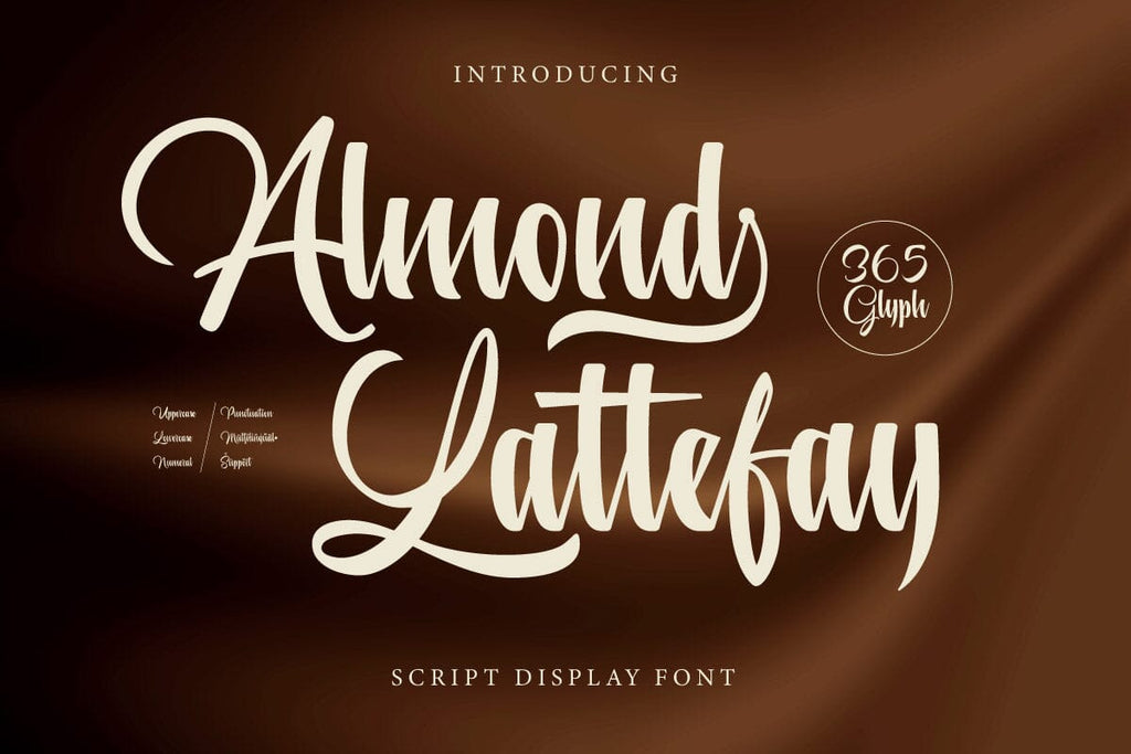 Almond Lattefay - Script Font - So Fontsy