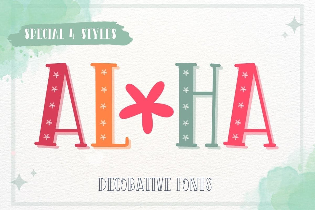 Aloha - Family Font - So Fontsy