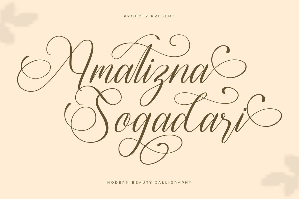 Amatizna Sogadari - Modern Beauty Calligraphy - So Fontsy