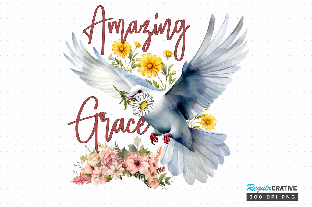 Amazing grace png design - So Fontsy