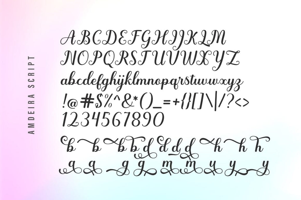 Amdeira Script - So Fontsy
