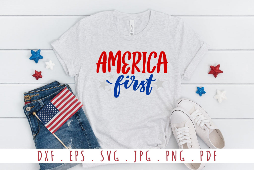 America First Quotes SVG Cut Files - So Fontsy