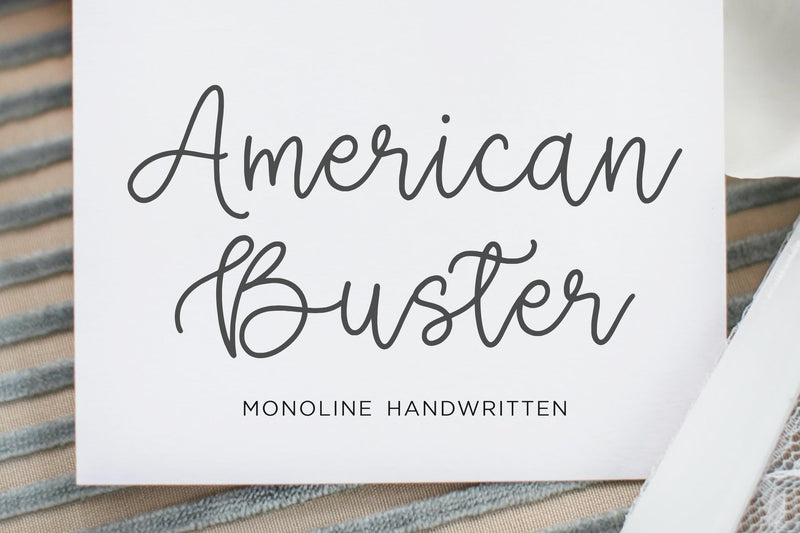 American Buster Font - So Fontsy