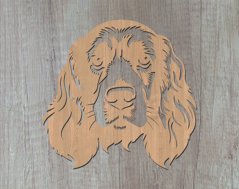 American Cocker Spaniel Laser SVG Cut File, American Cocker Spaniel ...