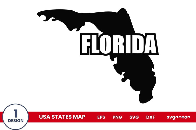 American States Map Svg Bundle - So Fontsy