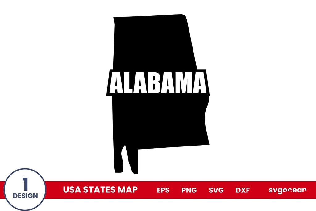 American States Map Svg Bundle - So Fontsy