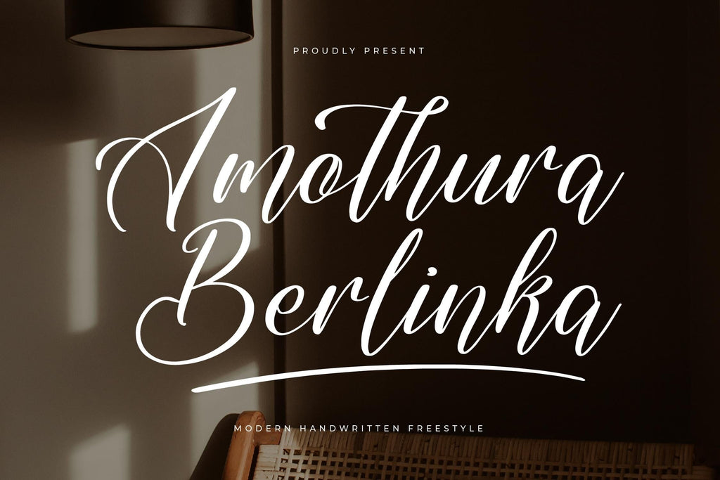 Amothura Berlinka - Modern Handwritten Freestyle - So Fontsy