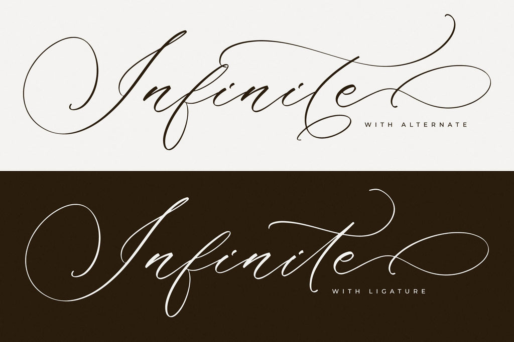 Amotthela Infinite - Beauty Calligraphy - So Fontsy