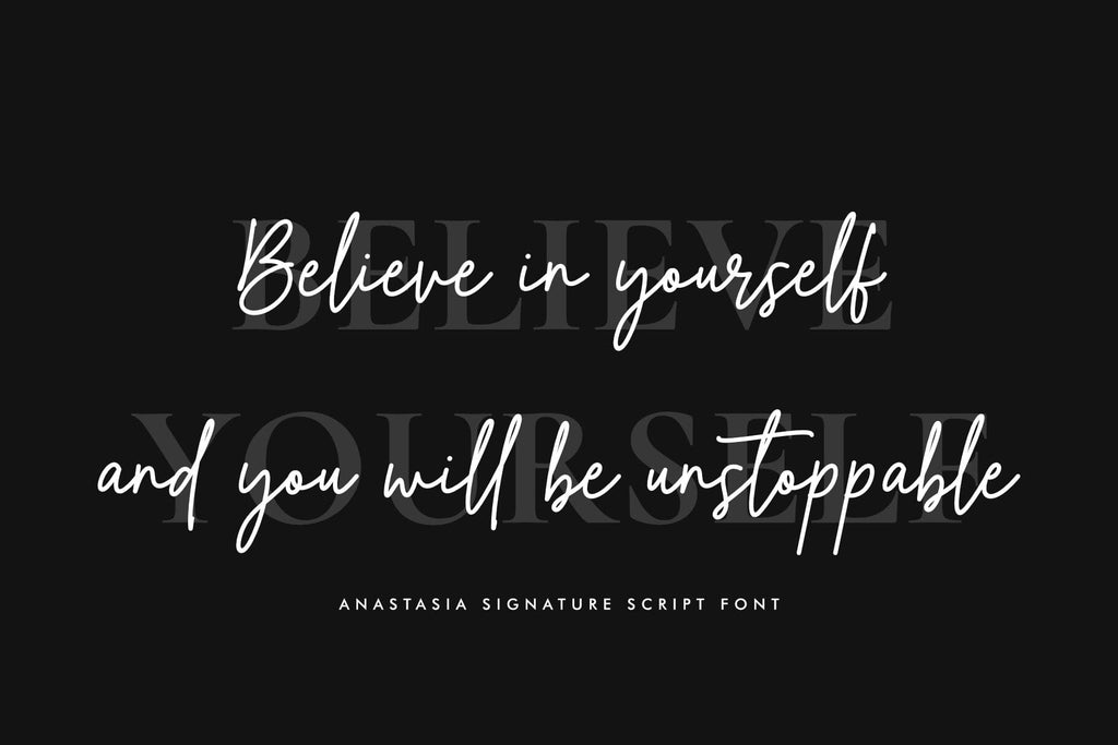 Anastasia Script Font - So Fontsy