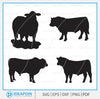 Angus Bull SVG, Show heifer, Angus Bull Vector, angus bull farm animal ...