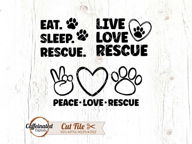 Animal Rescue SVG Bundle - So Fontsy