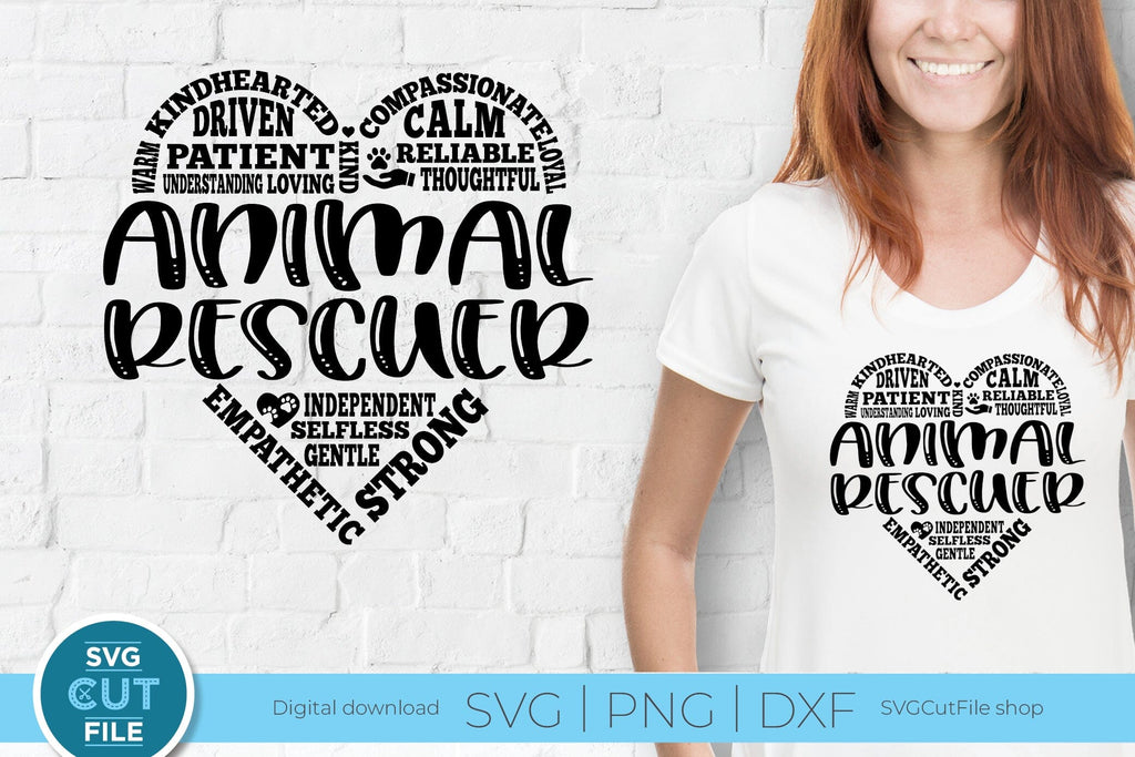 Animal rescuer svg, adopt svg, foster svg, rescue svg, humane shelter ...